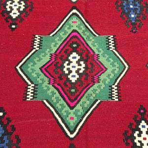 Turkish Handmade Red Kilim 710x96 Feet 240x290 - Etsy