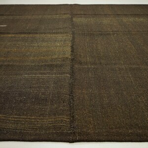 9x8 Suquare Goat Wool Flat Weave Turkish Kilim Rug,natural Unique ...