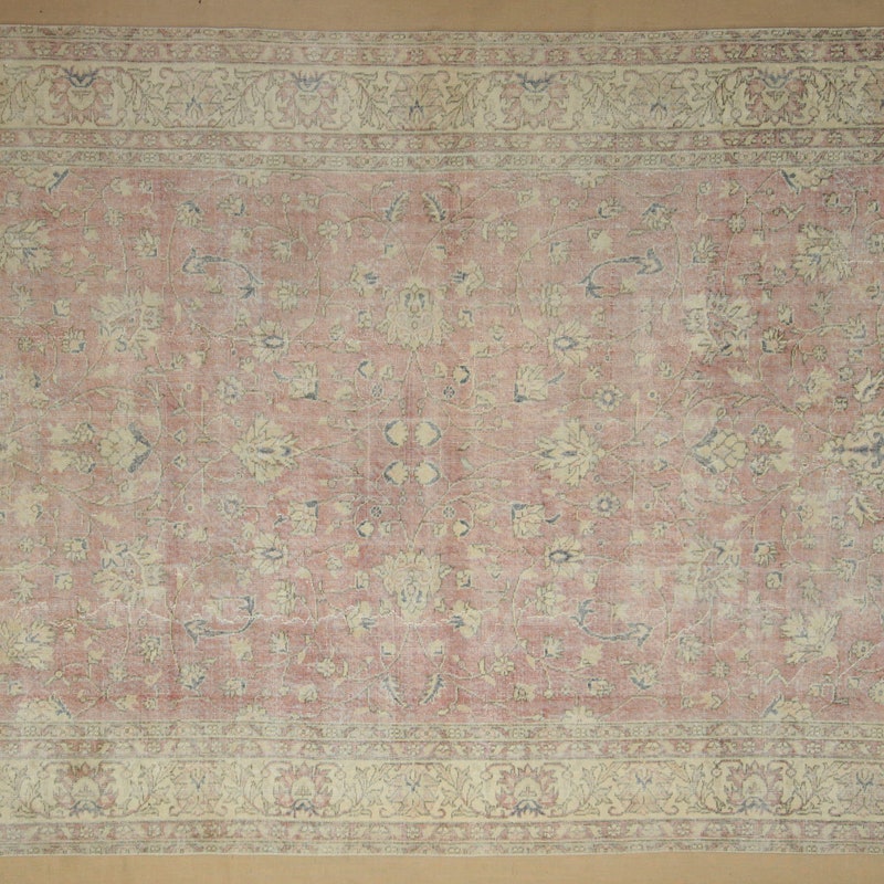 Pink Oushak Rug - Etsy