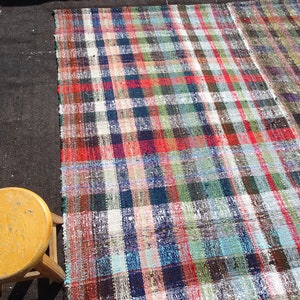 Oversized Rug,13,6x18,5 Feet 412x562 Cm Flat Weave Woven Colorful ...
