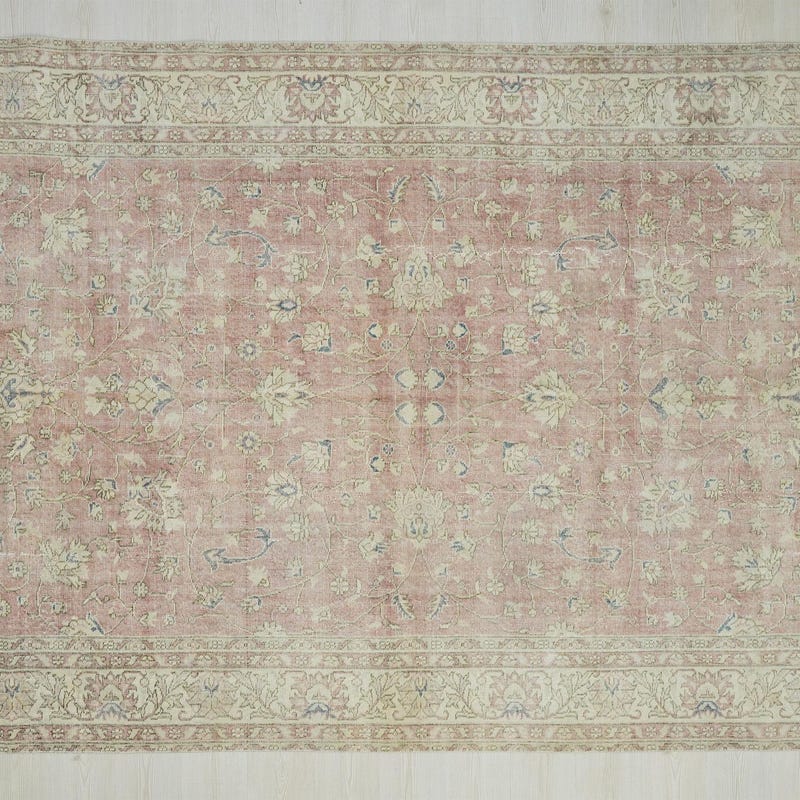 Pink Oushak Rug - Etsy
