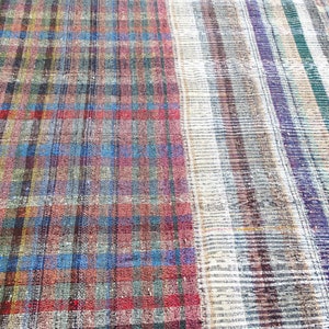 Oversized Rug,13,6x18,5 Feet 412x562 Cm Flat Weave Woven Colorful ...