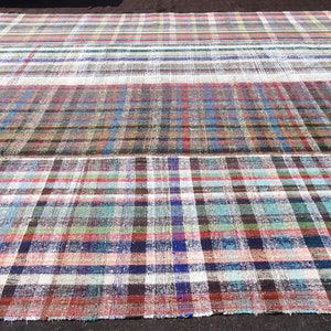Oversized Rug,13,6x18,5 Feet 412x562 Cm Flat Weave Woven Colorful ...