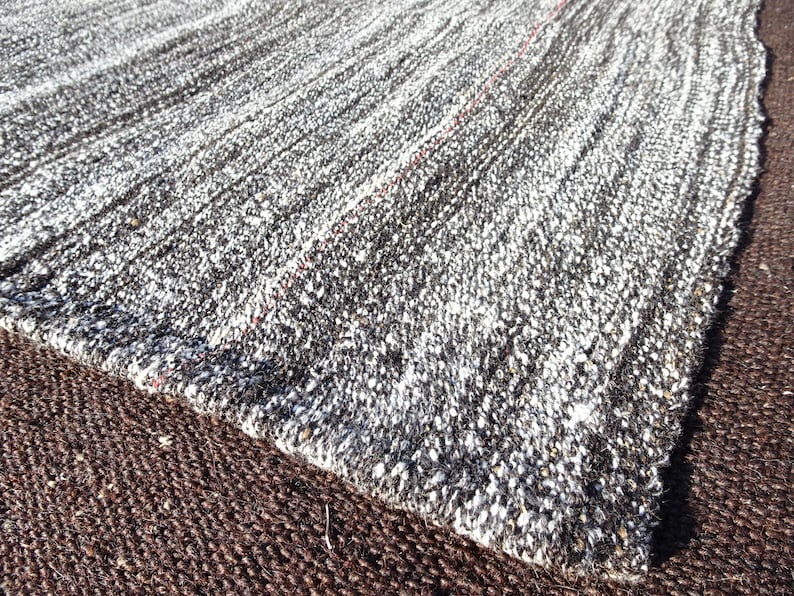 Large Flat Weave Woven Rug7.11x104feet 240x314 - Etsy