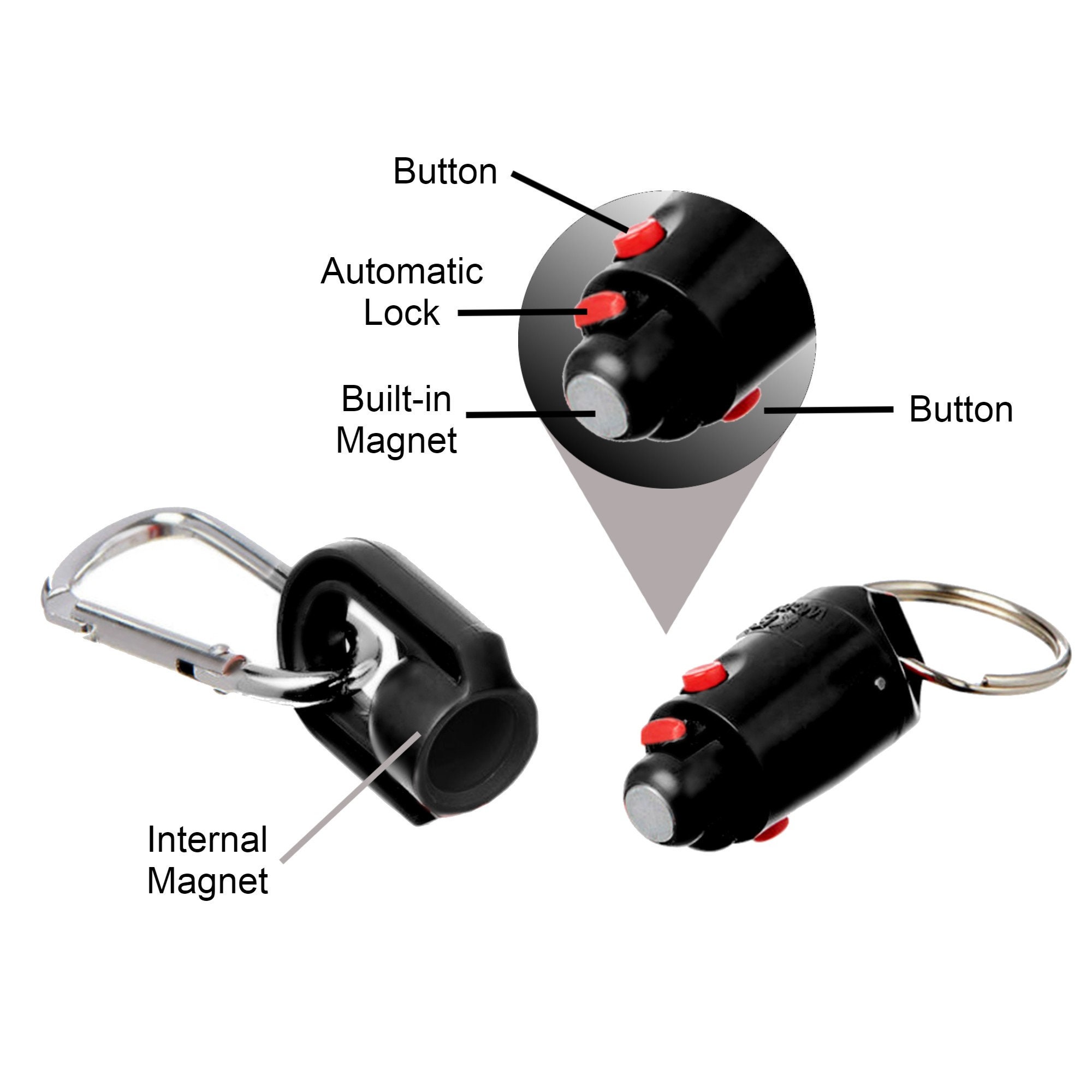 Key Wonder Magnetic Quick Release Keychain - Etsy