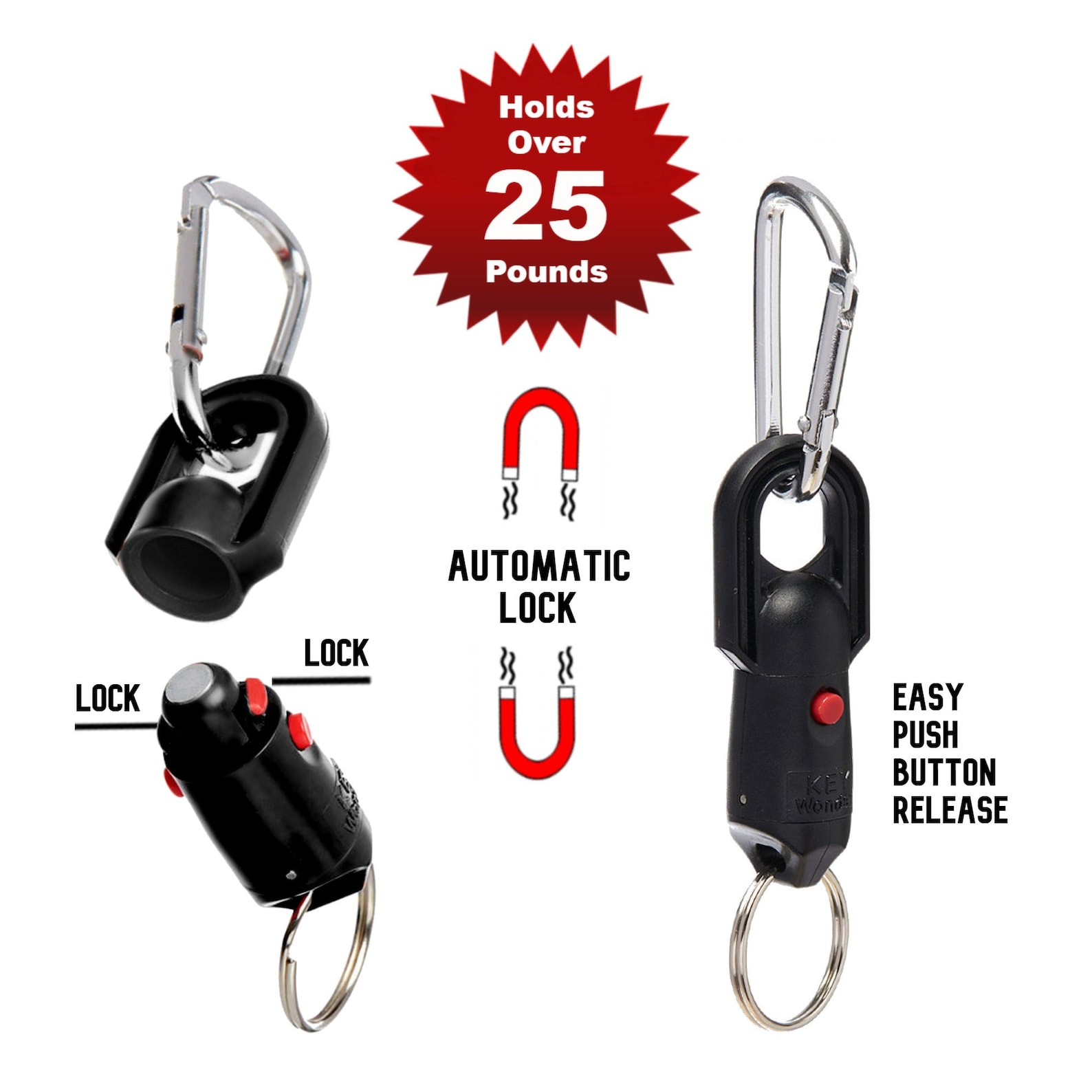Key Wonder Magnetic Quick Release Keychain - Etsy