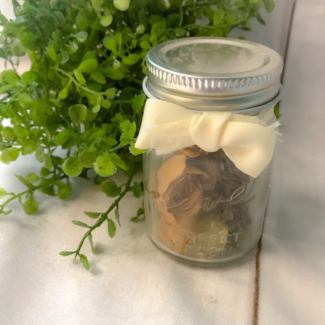 Custom Floral Preservation Major Jar 3 Inch - Etsy