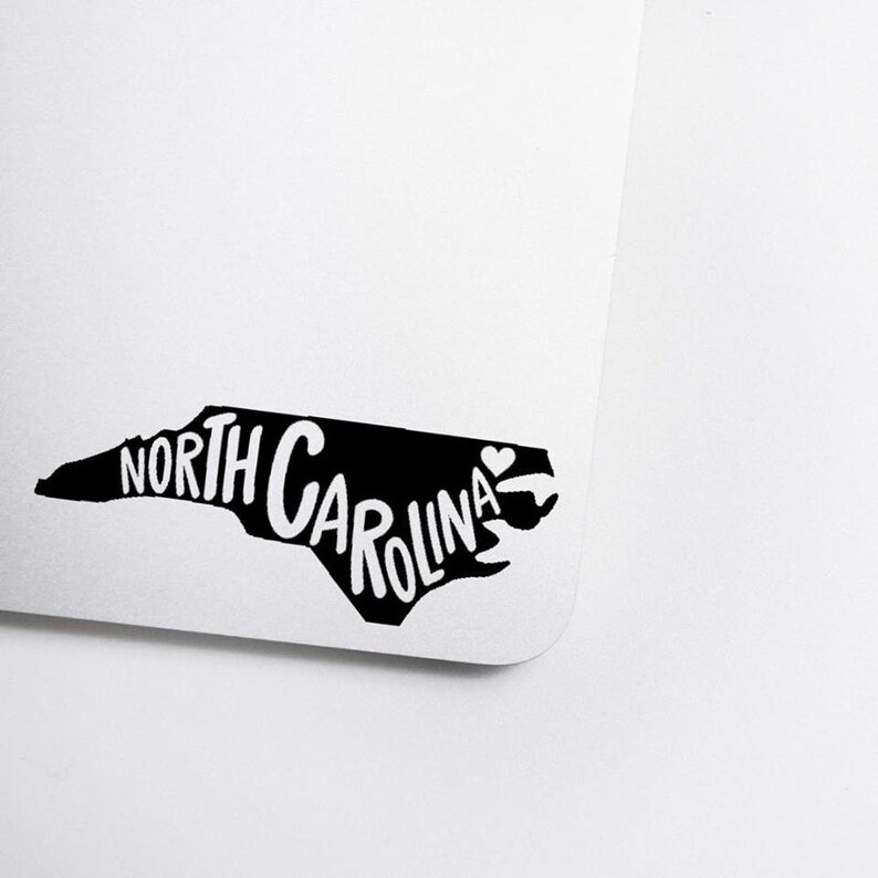 North Carolina Decal NC Decal NC Sticker NC Vinyl Decal | Etsy