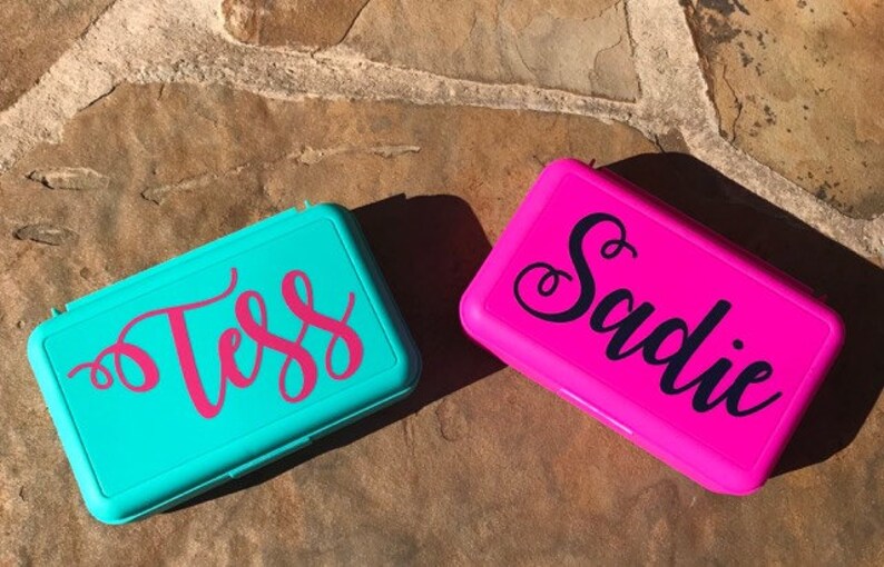 Script Name Decal, Script Name Vinyl, Hand Lettered Decal, Name Decal ...