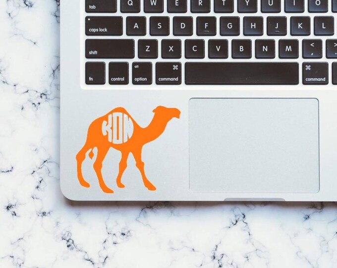 Monogram Camel Campbell University Camel Decal Vinyl Camel - Etsy