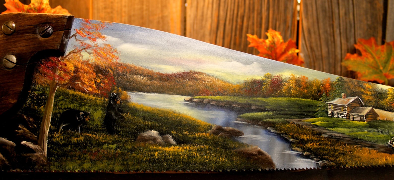 Fall Homestead With Bears - Etsy