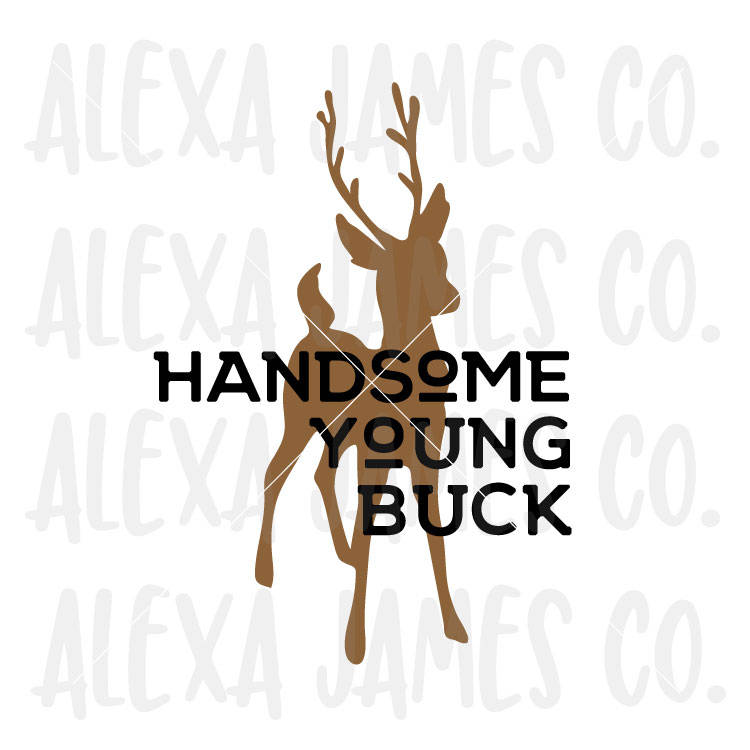 Handsome Young Buck SVG SVG Cut File Little deer svg Baby | Etsy