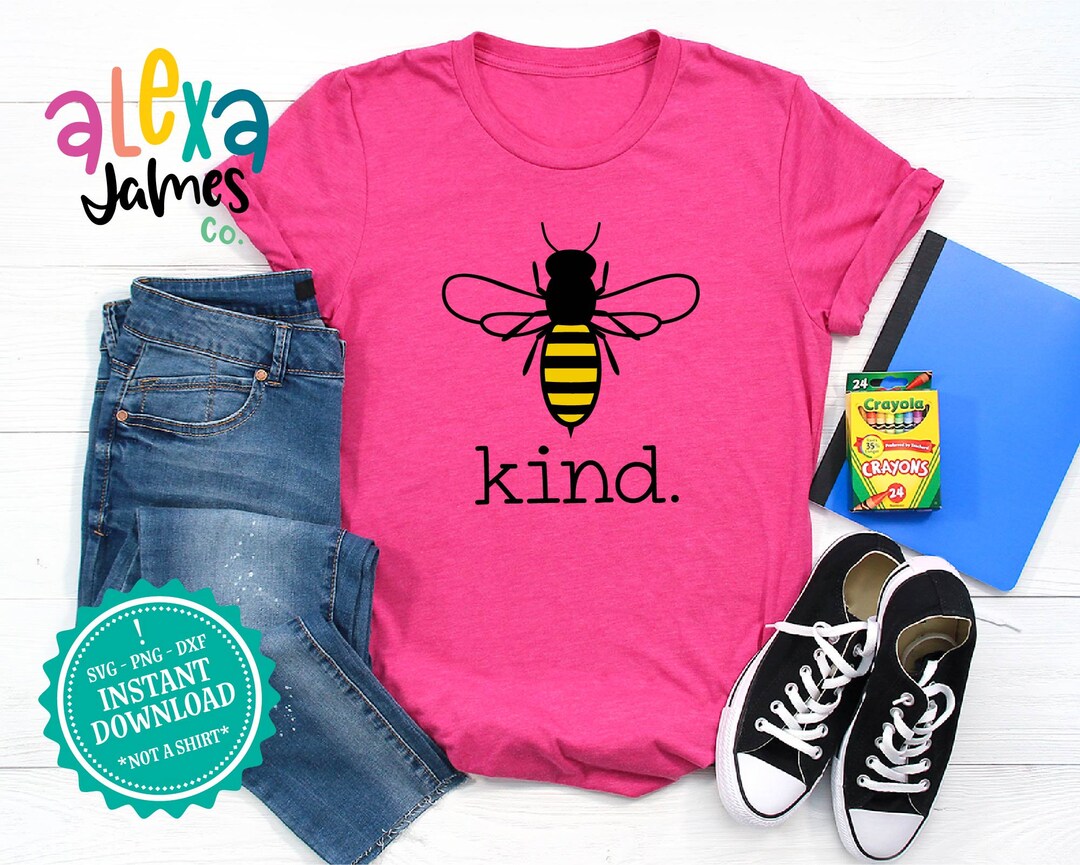 Bee Kind SVG PNG DXF, Be Kind Svg, Kindness Svg, Teacher Svg, Cricut ...
