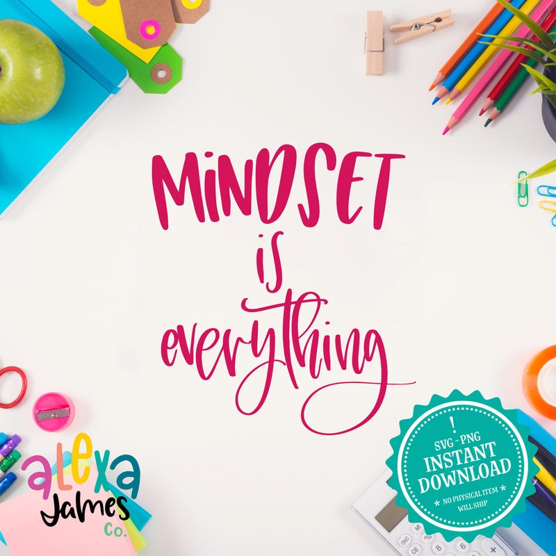 Growth Mindset Svg - Etsy