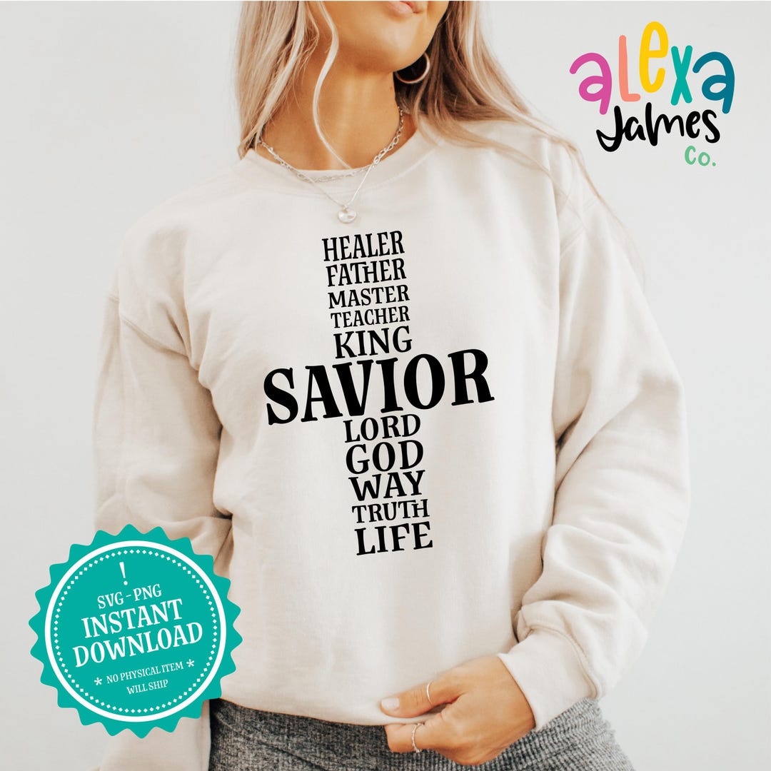 Jesus Svg, Savior SVG, Lord Svg, God Svg, Cross Svg, Christian Svg ...