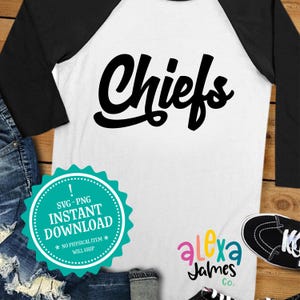 Chiefs SVG, Chiefs PNG, Instant Download, Alexa James Co - Etsy