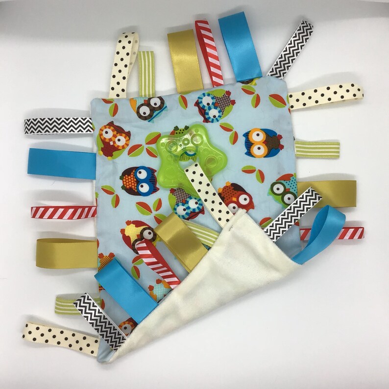 Baby Taggie Blanket, Sensory Blanket - Etsy