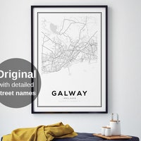 Inis Meain (inishmaan) Dry Walls Minimalist Map (instant Digital ...