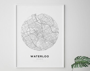 Battle of Waterloo Map - Etsy
