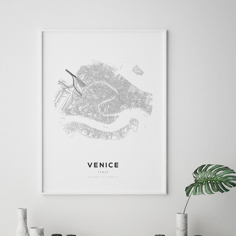 Europe on the Canal Map - Etsy