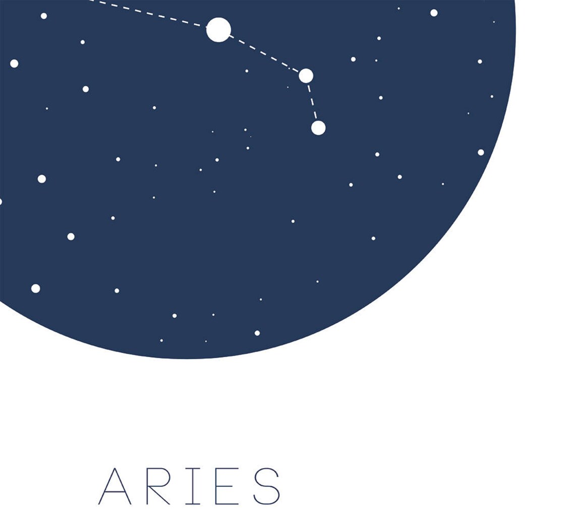 Aries Prints Aries Wall Art Zodiac Wall Art Digital Wall - Etsy
