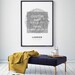 Custom Map, Chicago City Map, Any City Map Poster, Custom Map Print ...