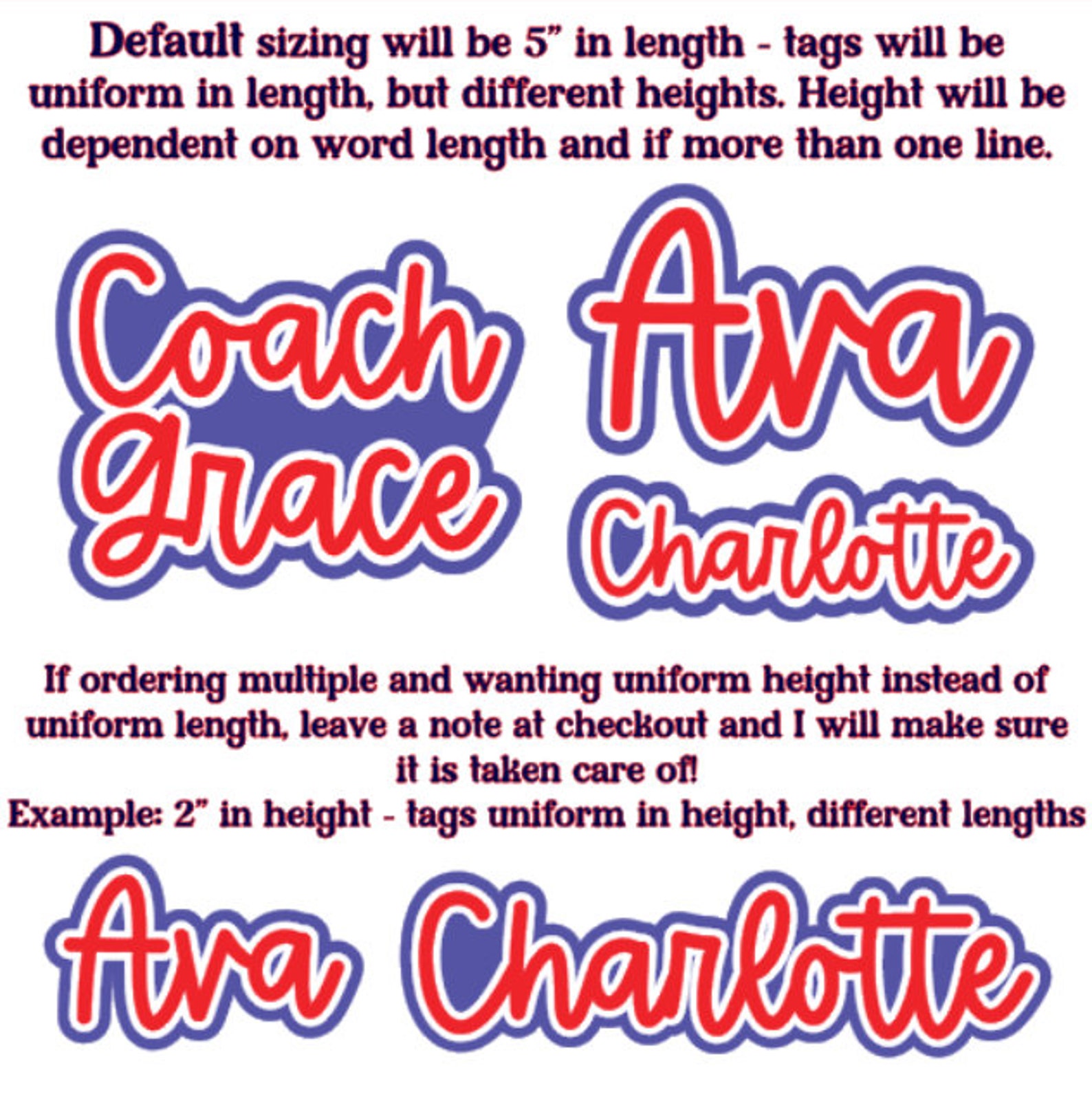 10 FONTS Glitter Cheer Bow Tag 30 COLORS Available! Team Name Glitter ...