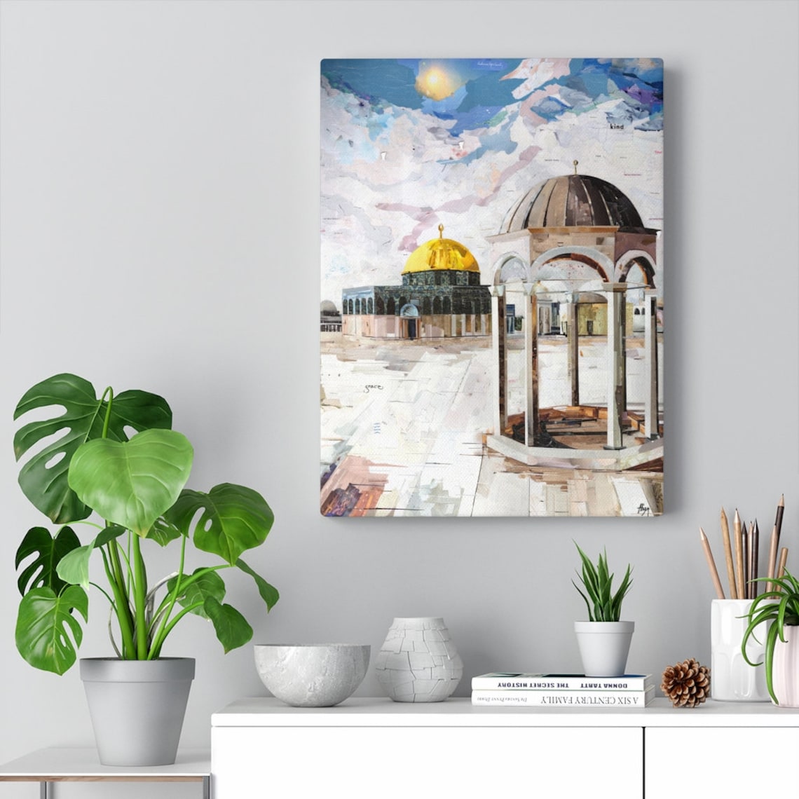 Jerusalem Palestine Art Quality Canvas Wall Art Print Ready | Etsy