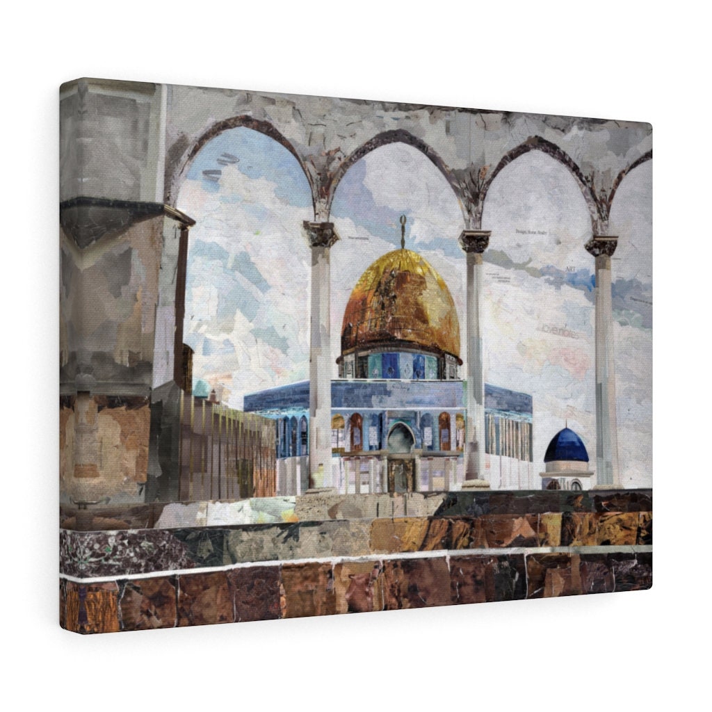 Dome of the Rock Arches Quality Canvas Wall Art Print Ready - Etsy