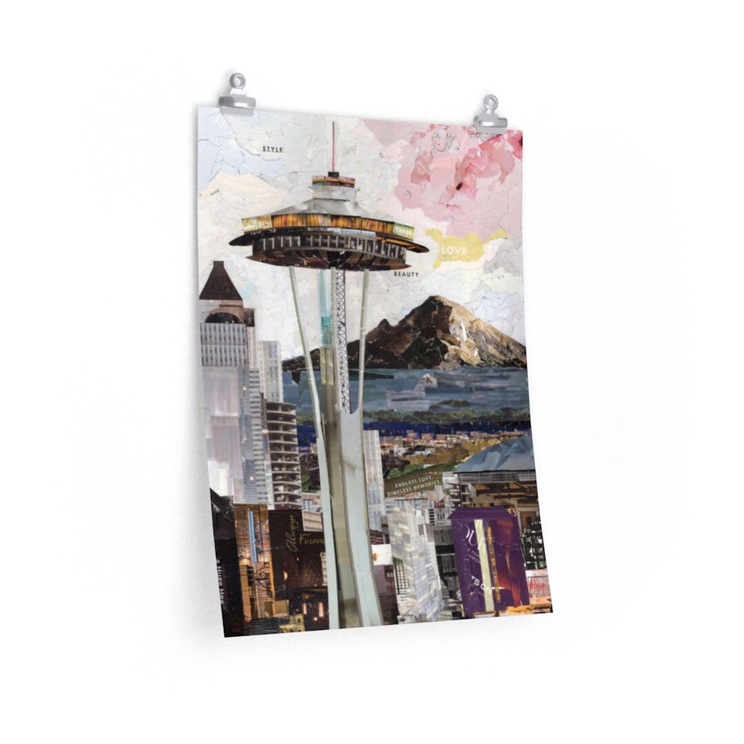 Seattle Space Needle Poster Quality Art Grade Poster Home - Etsy