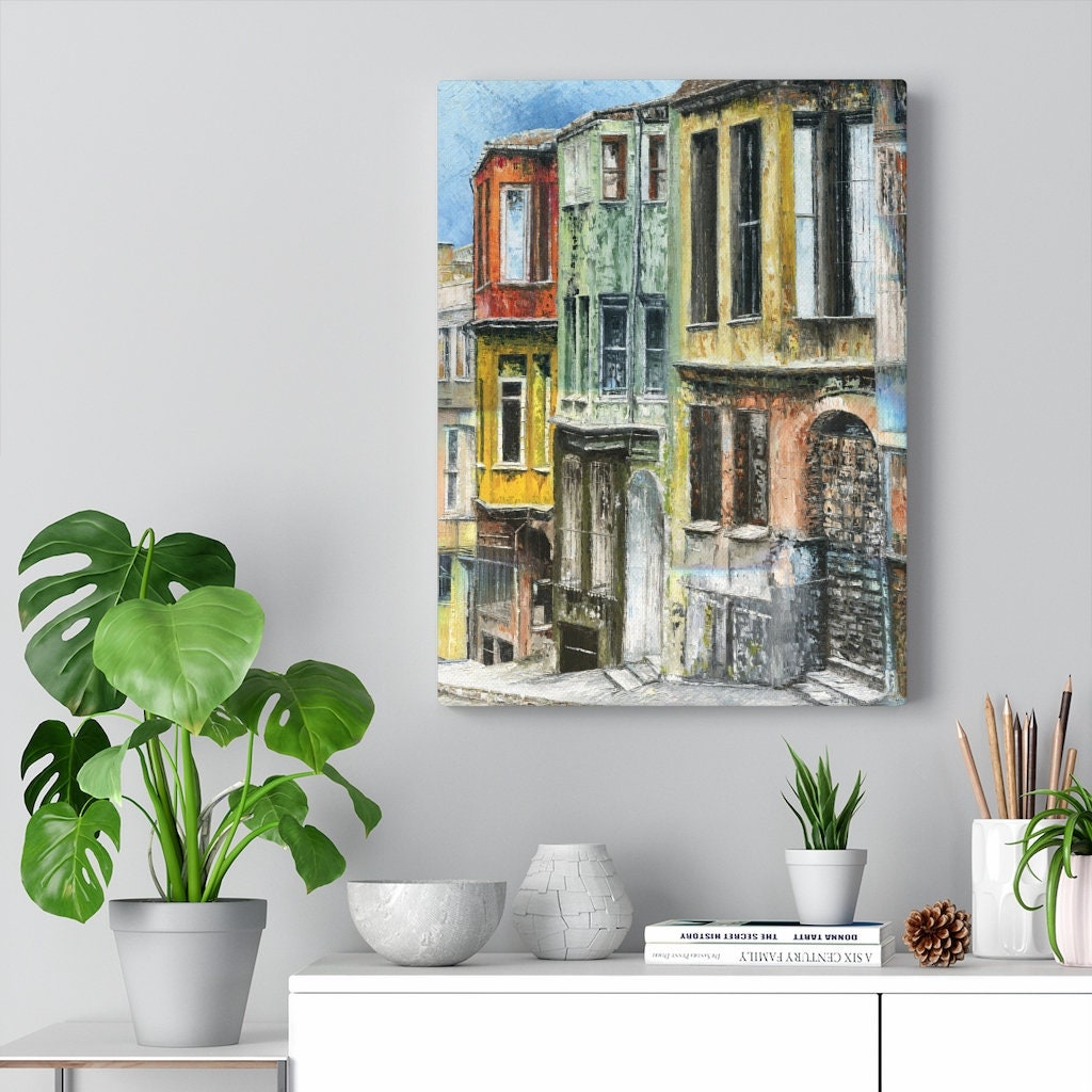 Walls of Color Istanbul Quality Canvas Wall Art Print Ready - Etsy