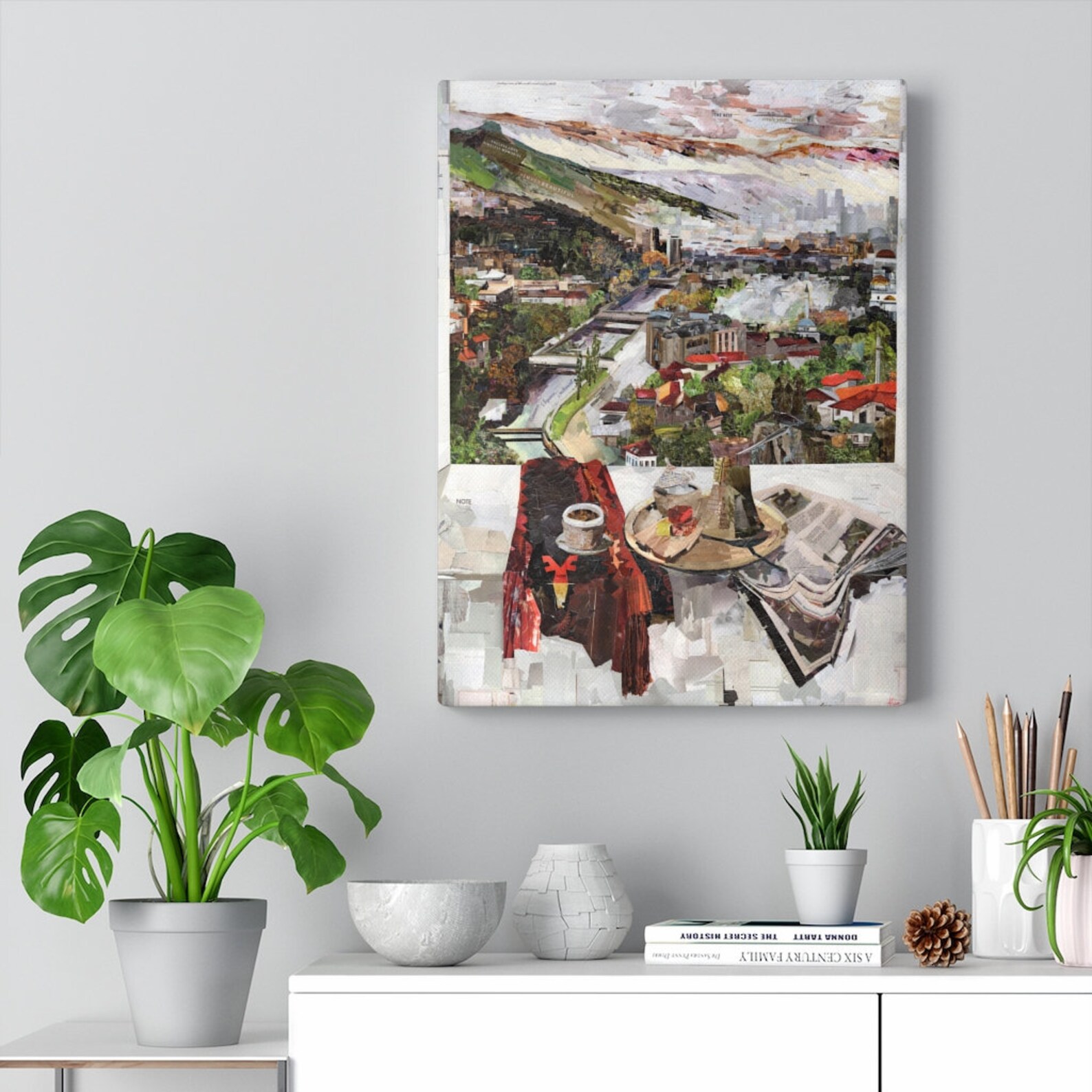 Sarajevo Through a Window Bosnia Quality Canvas Wall Art - Etsy