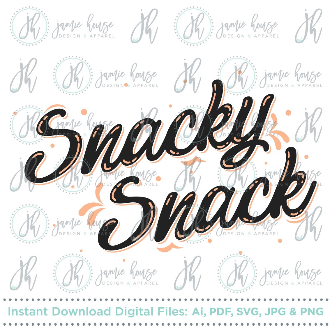Snacky Snack SVG Cut File I'm a Snack Snack Queen Mom | Etsy