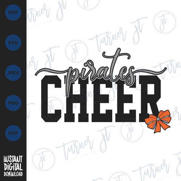 Pirates Cheerleading Svg - Etsy Australia
