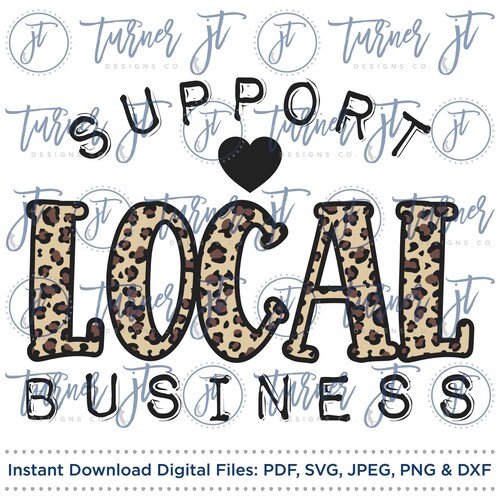 Support Local SVG PNG DXF Local Business Svg Shop Small | Etsy