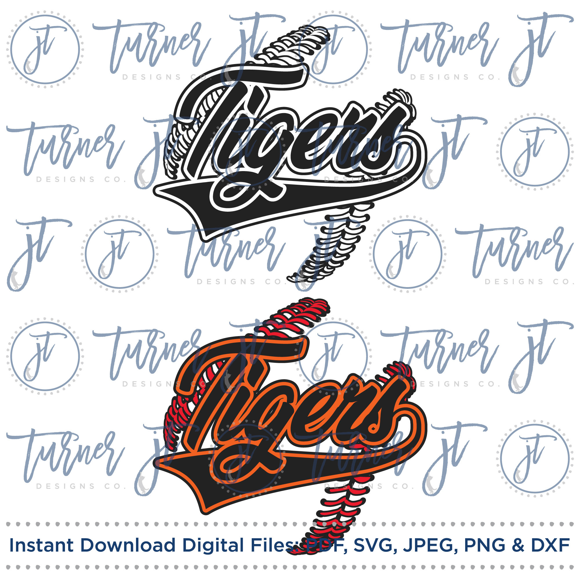 Detroit Tigers Script Logo