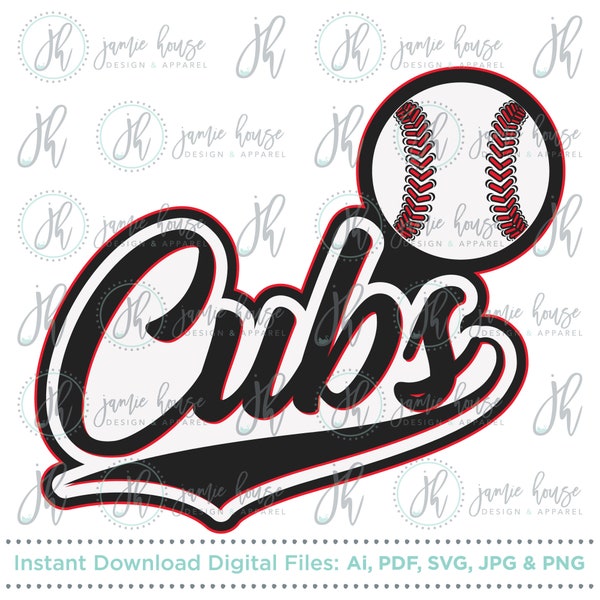 Cubs Logo - Etsy