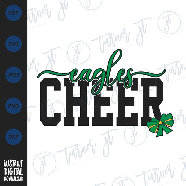 Eagle Cheer Svg - Etsy