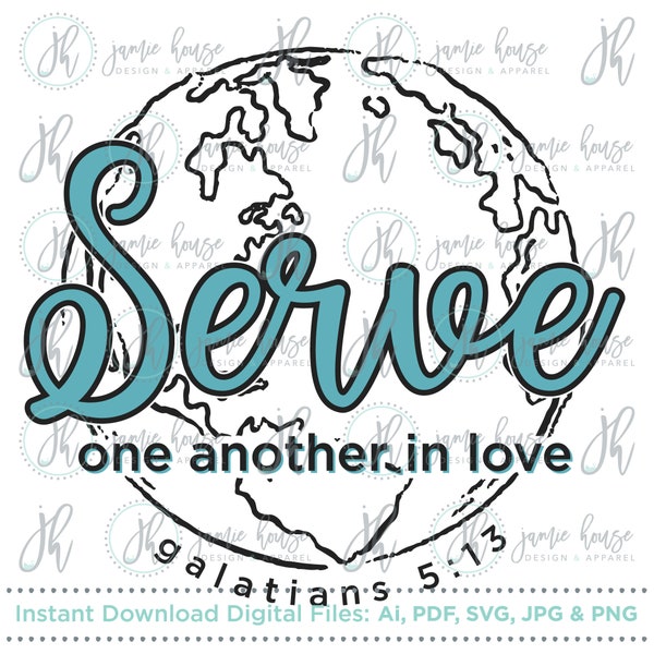 Serve One Another - Etsy