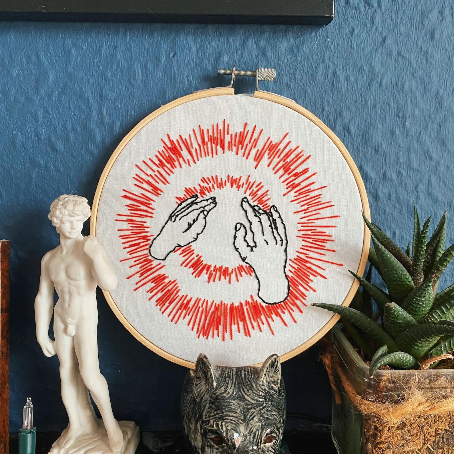 Godspeed You Black Emperor Hand Embroidery Wall Art GYBE / - Etsy UK