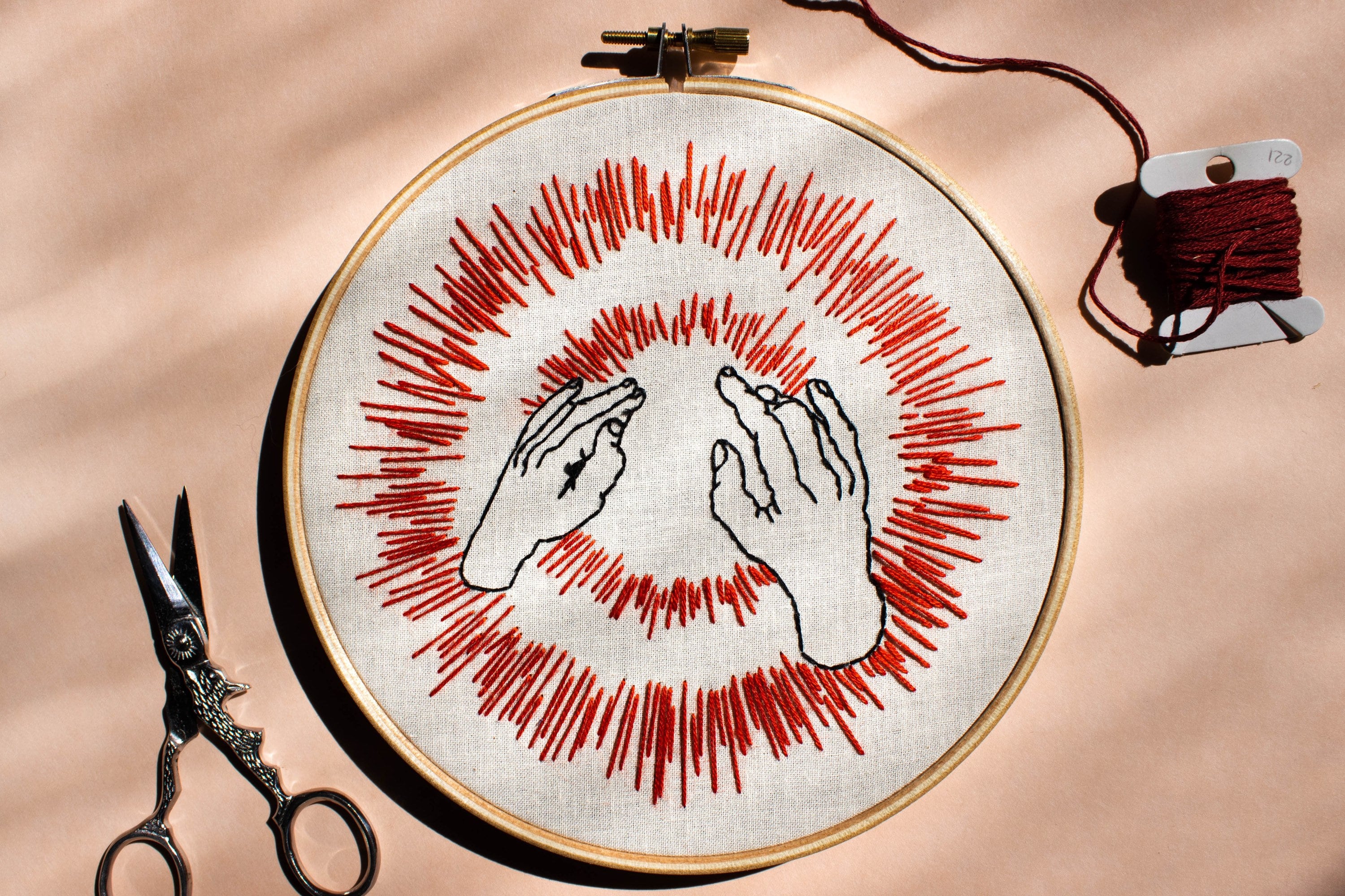 Godspeed You Black Emperor Hand Embroidery Wall Art GYBE / - Etsy UK