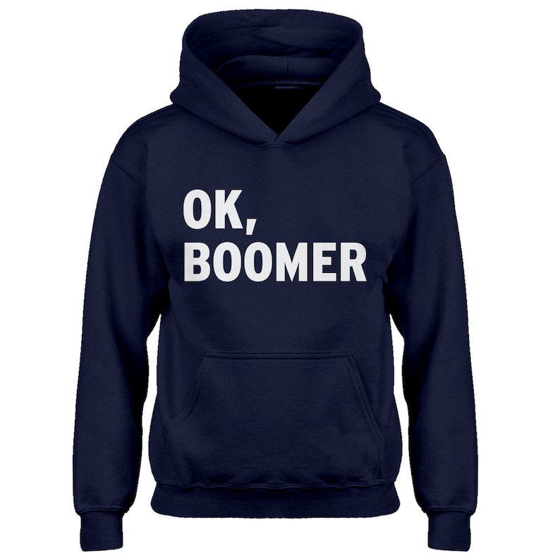 Ok Boomer Kids Hoodie - Etsy