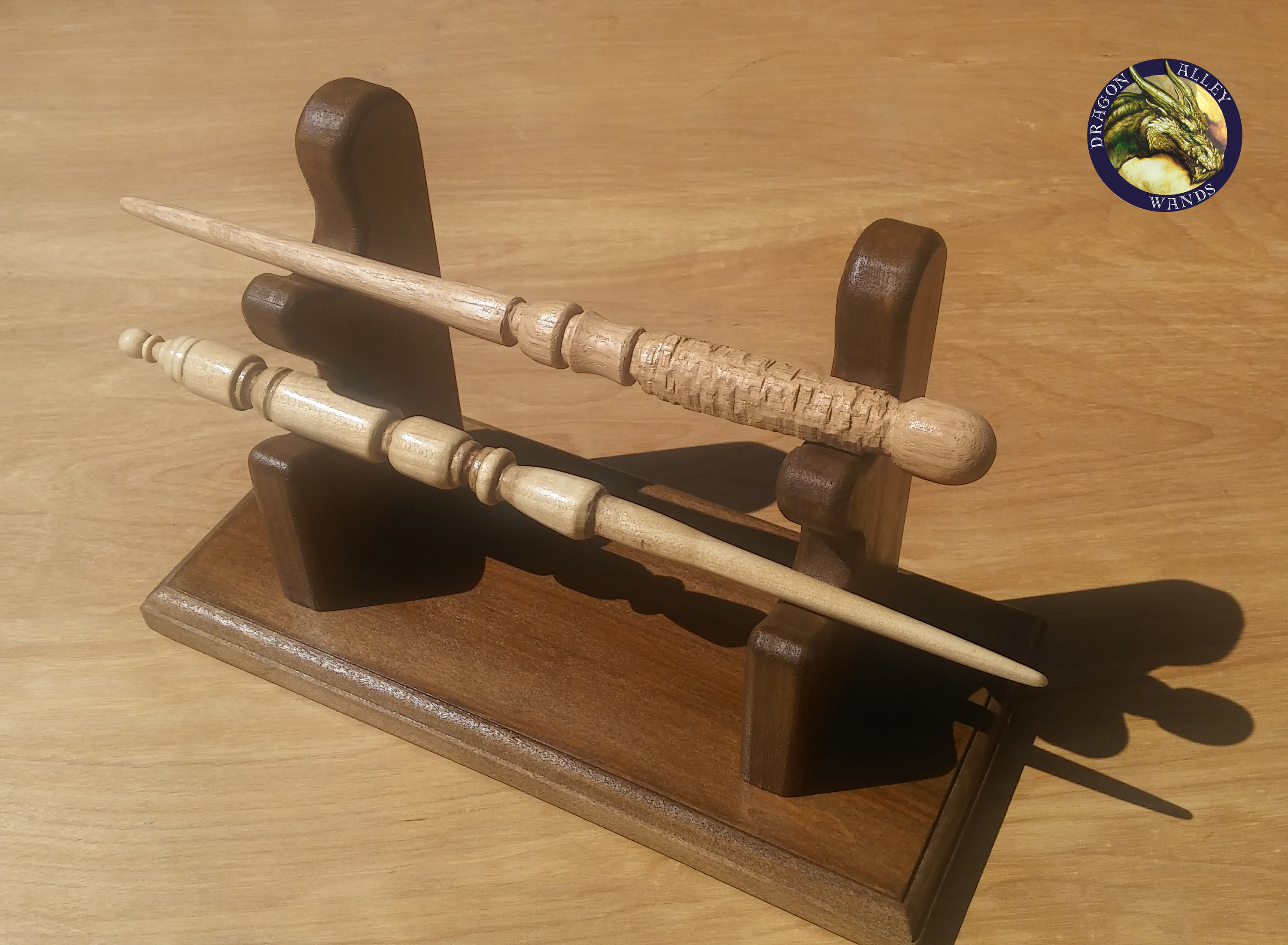 2-tiered Wand Display Rack for Wall or Desktop - Etsy