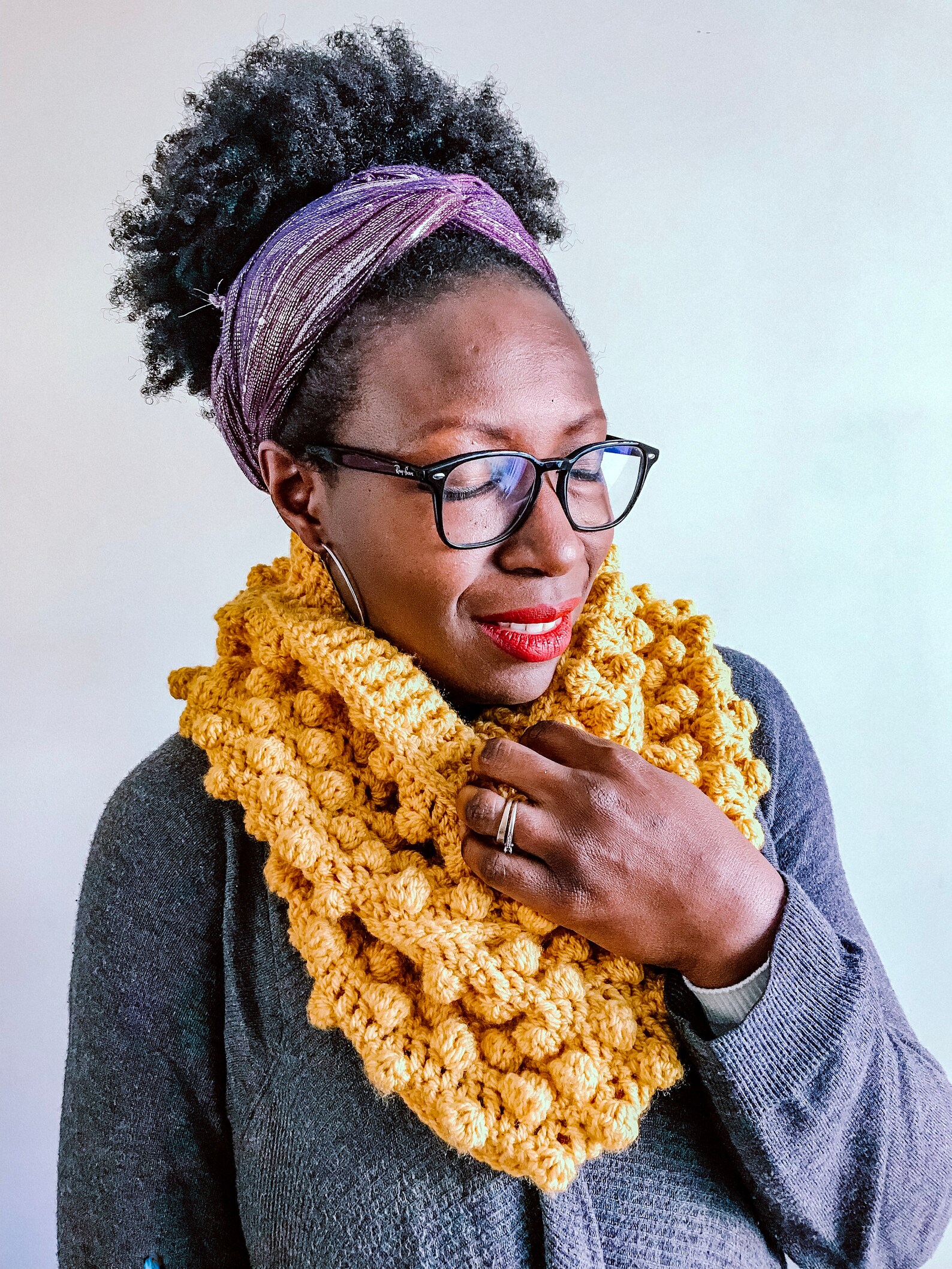 Renaissance Crochet Cowl PATTERN / Crochet Pattern / Bobble Cowl ...