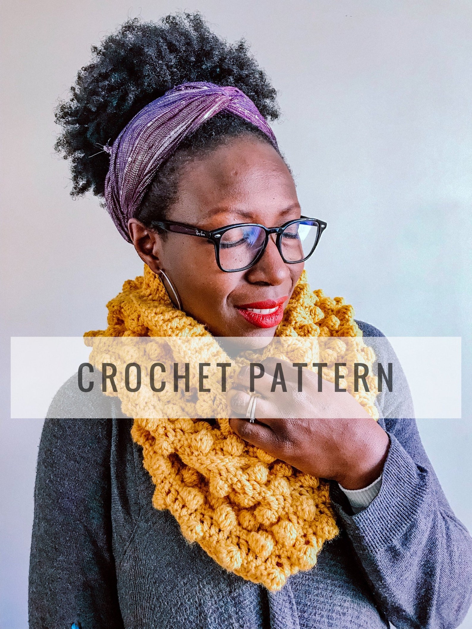 Renaissance Crochet Cowl PATTERN / Crochet Pattern / Bobble Cowl ...