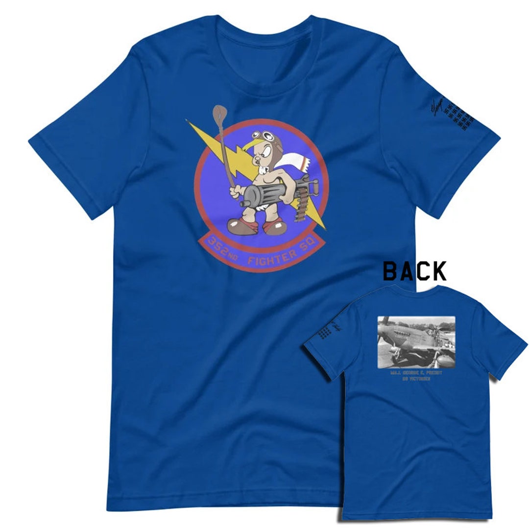 George E. Preddy USAF P-51 Mustang WW2 Ace T-shirt - Etsy