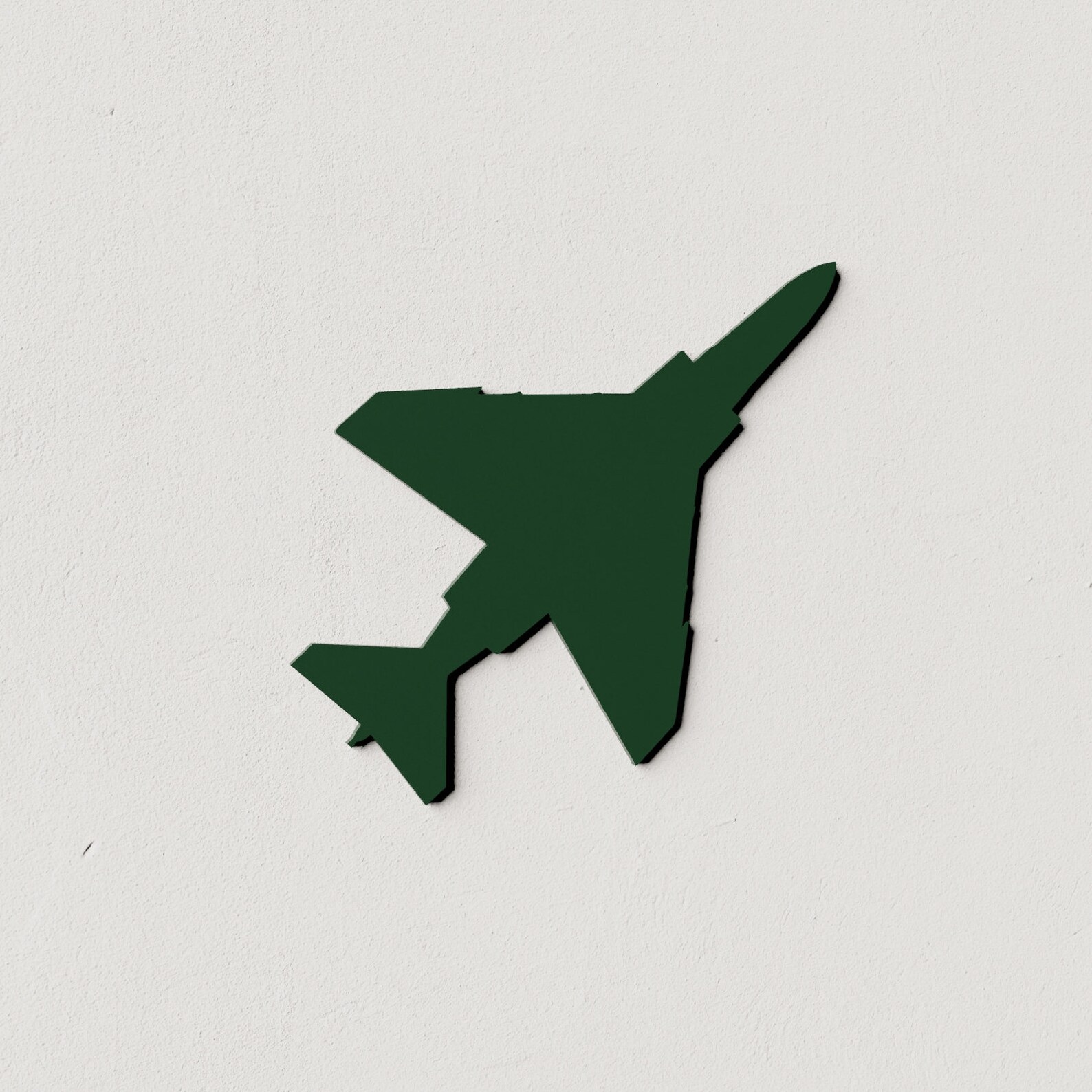 Jet Age Airplane Silhouette Wood Wall Decor - Perfect for Kids and ...
