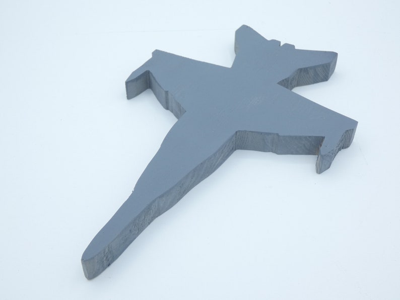 Jet Age Airplane Silhouette Wood Wall Decor - Perfect for Kids and ...