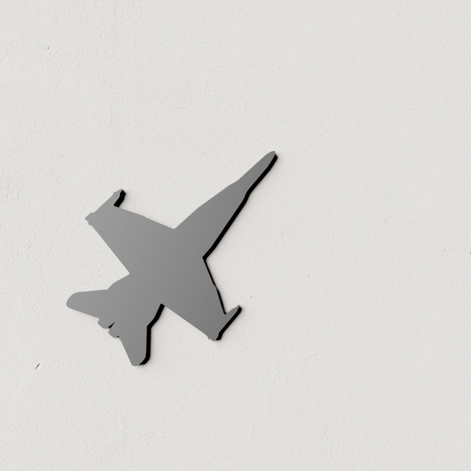 Jet Age Airplane Silhouette Wood Wall Decor - Perfect for Kids and ...