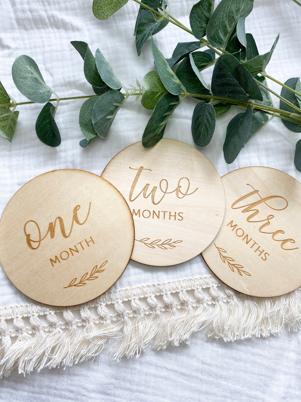 Wooden Milestone Discs Baby Milestone Discs Baby Photo Prop | Etsy UK